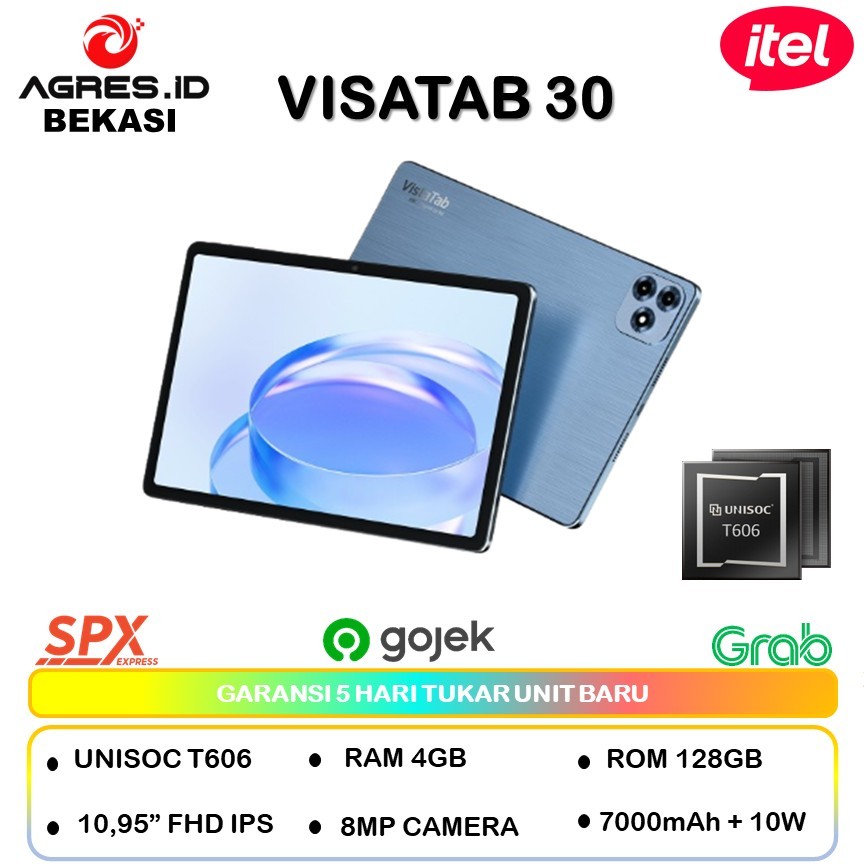 Jual Tablet ITEL Visatab 30 (4+128)7000mAh/11" FHD+ IPS Display Screen ...