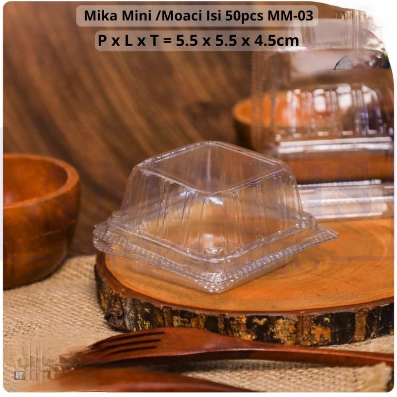 Jual (50 set) Mika lipat mini tart kue cake isi 50pcs per pack MM03 ...