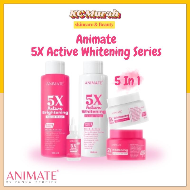 Jual ANIMATE Instant Whitening Series 5in1 | Shopee Indonesia