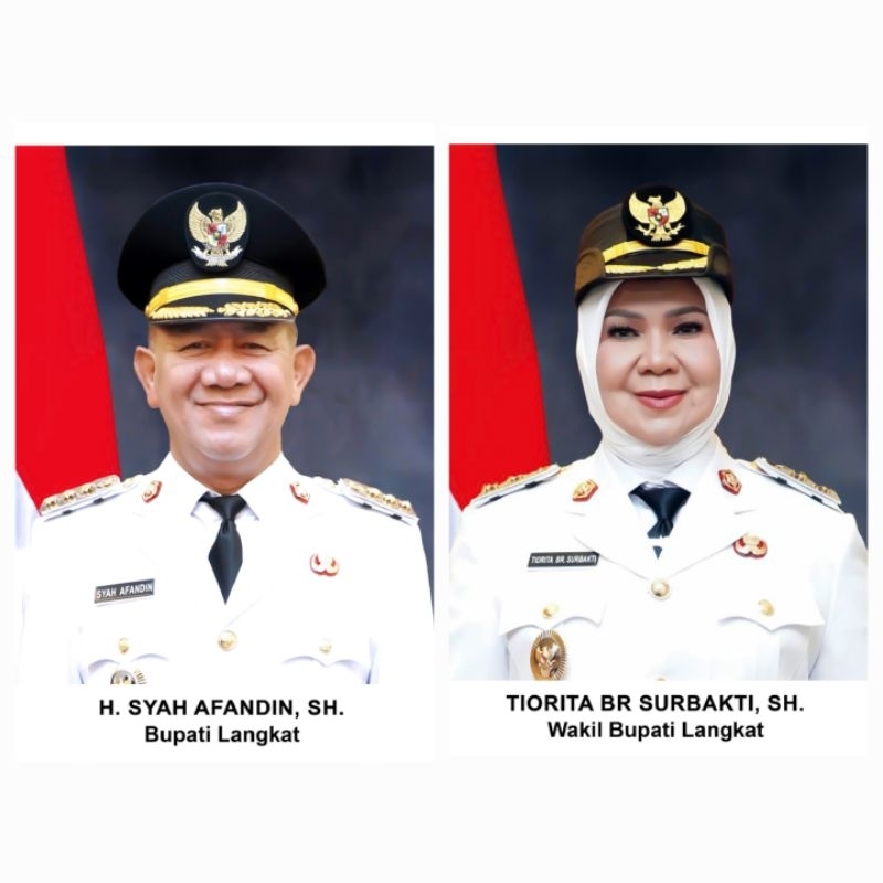 Jual Printa Cetak Poster Bupati Langkat dan Wakil Bupati Langkat Sumut ...