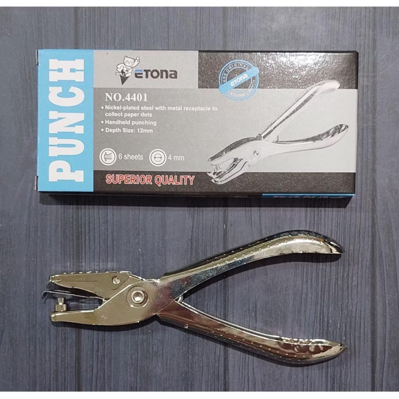 Jual Alat Pembolong Kertas 4mm Hanya 1 Lubang/ Pembolong Kertas 6 ...