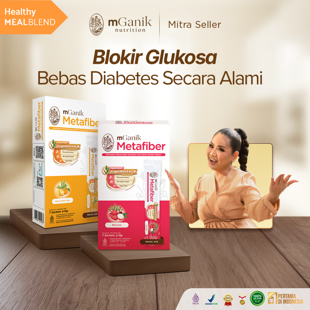 Jual mGanik Metafiber Diabetes Original Rasa Yuzu dan Leci - Travel ...