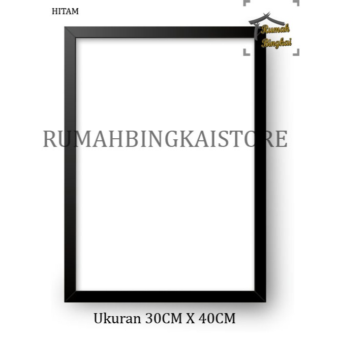 Jual Bingkai Foto Ukuran A3/12R/17R ( 30CM x 40CM ) + PLUS KACA ...