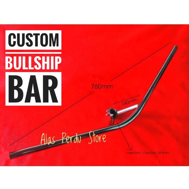 Jual Custom Bullship Bar Stridsland / Bullmoose Raize Handlebar for ...