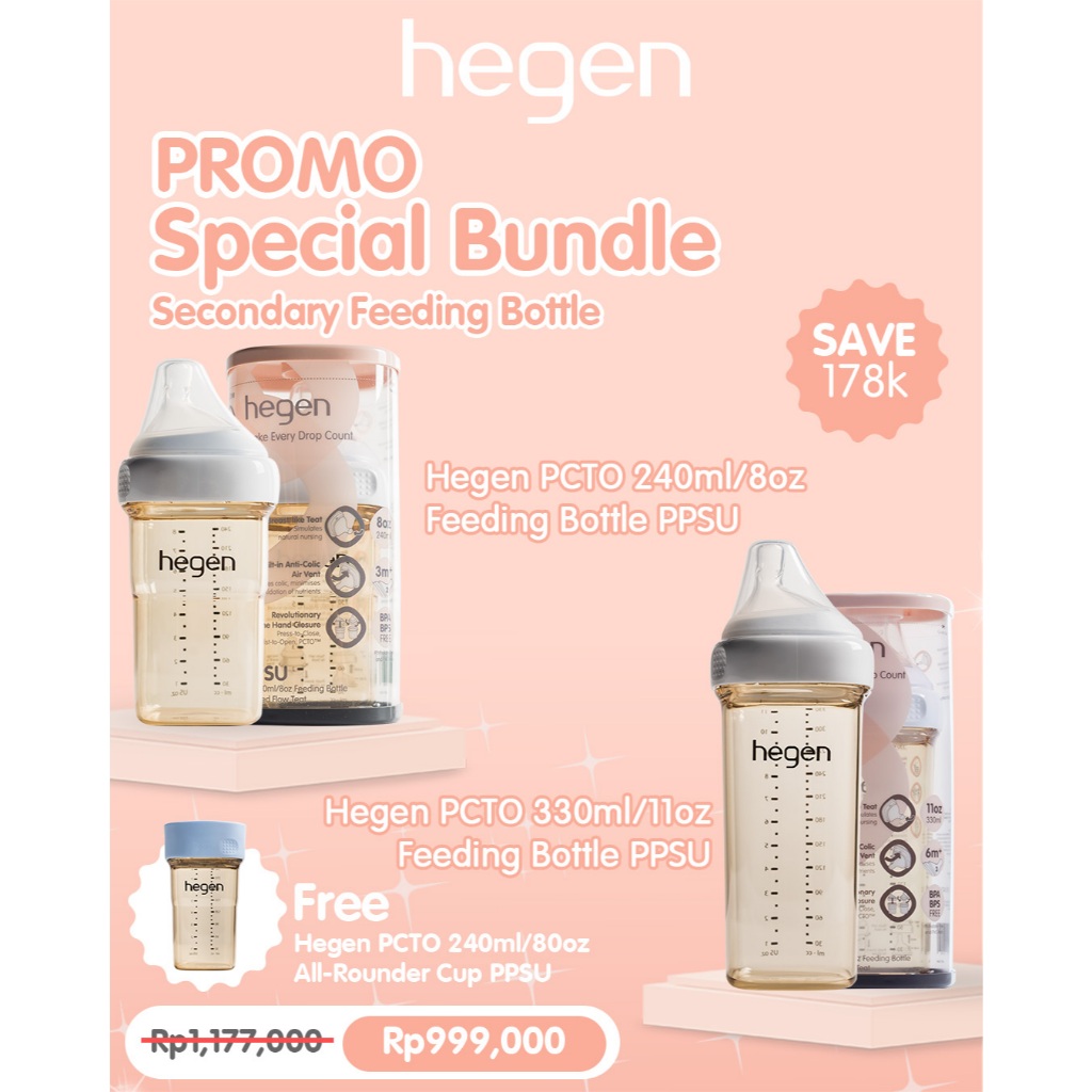 Jual Paket Hegen Special Bundle Set / Bundle Hegen Perlengkapan Anak ...