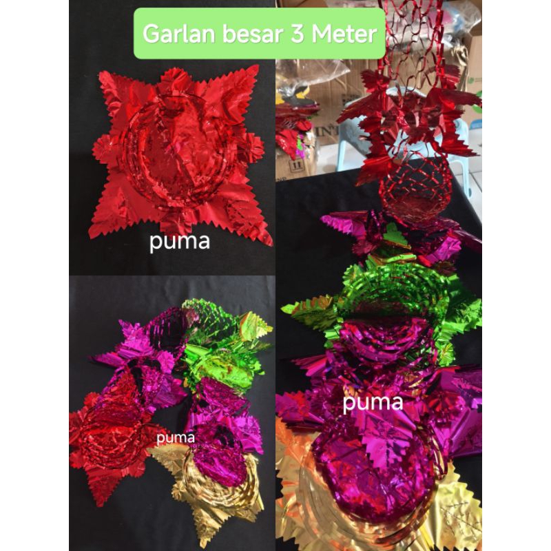 Jual Garlan Besar 21.5cm (3 meter) | Shopee Indonesia