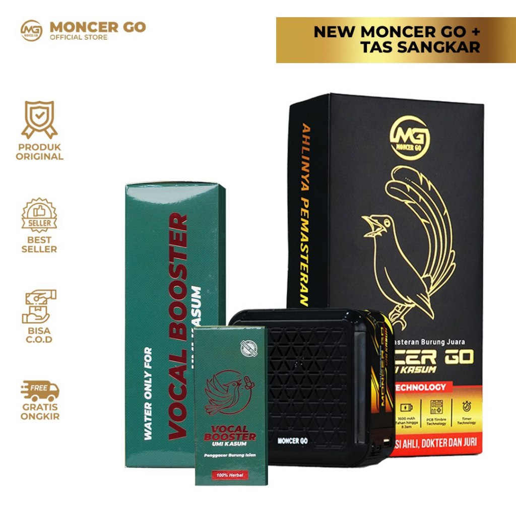 Jual Moncer Go Masteran & Vocal Booster (Paket Masterin Burung ...