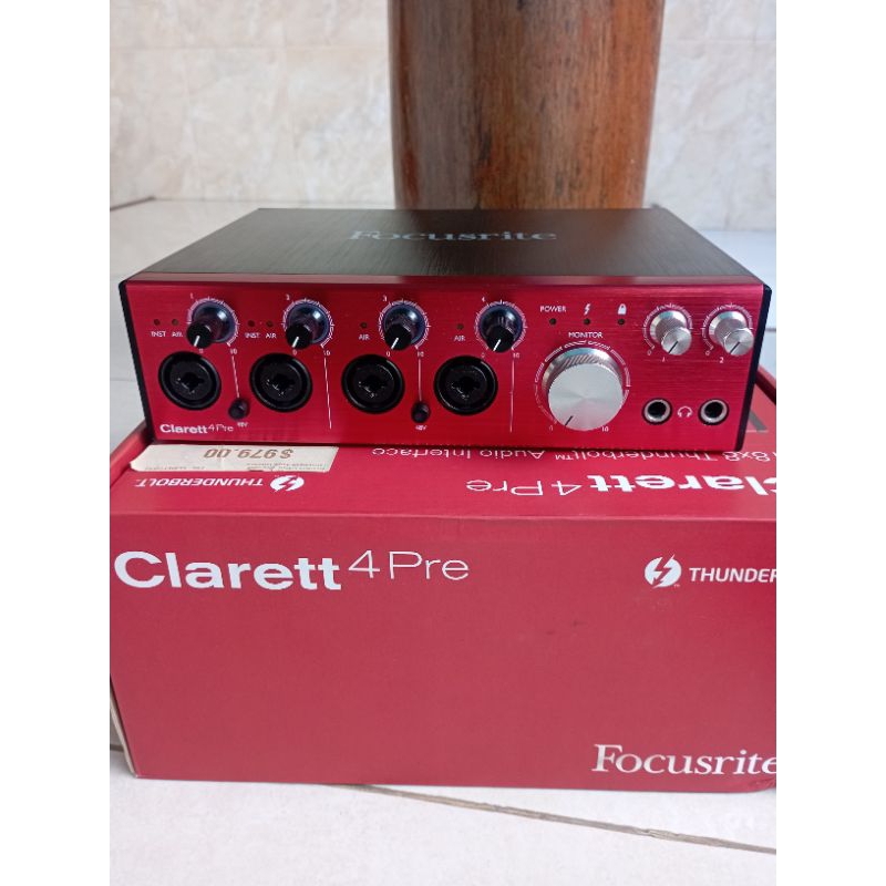 Jual focusrite clarett 4 pre thunderbolt | Shopee Indonesia