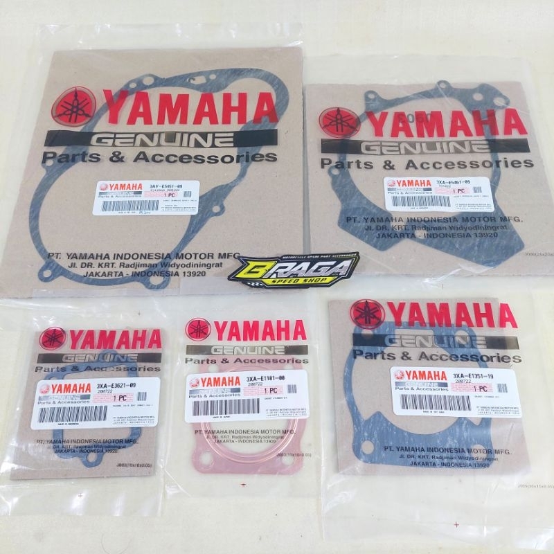 Jual Perpak Paking Gasket Fullset Full Set Blok Bak Kopling Magnit Kop Membran FIZR FIZ R F1ZR ...