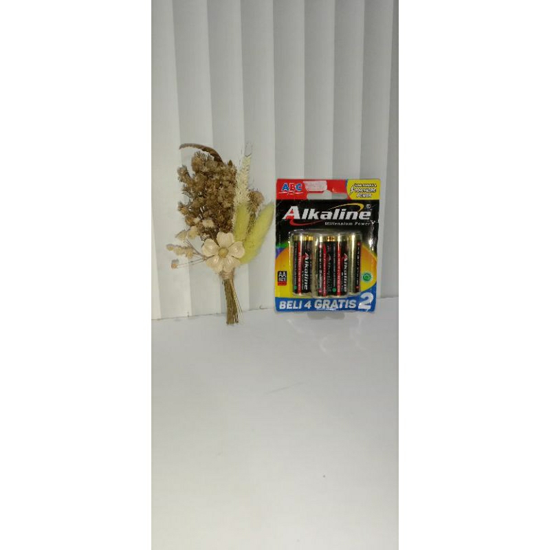 Jual ECERAN BATERAI ABC ALKALINE REMOTE JAM DINDING SENTER BATERAI ...