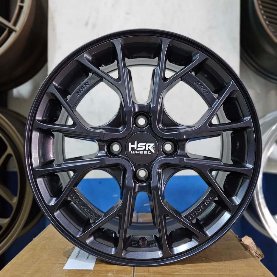 Jual Velg Hsr Tipe FE01 Ring 15 Single PCD 4X100 Lebar 6,5 inch ET.42 ...
