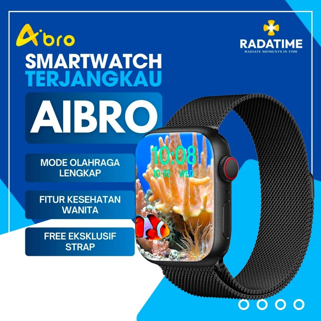 Jual [FREE ADAPTOR + STRAP] Aibro SMARTWATCH All Gender 100% Original ...