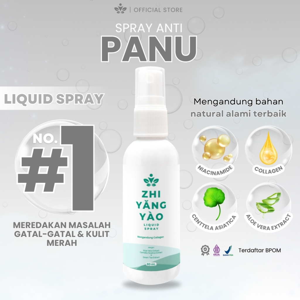Jual ZHI YANG YAO spray Gel Redakan Gatal Alergi Iritasi Biang Keringat ...