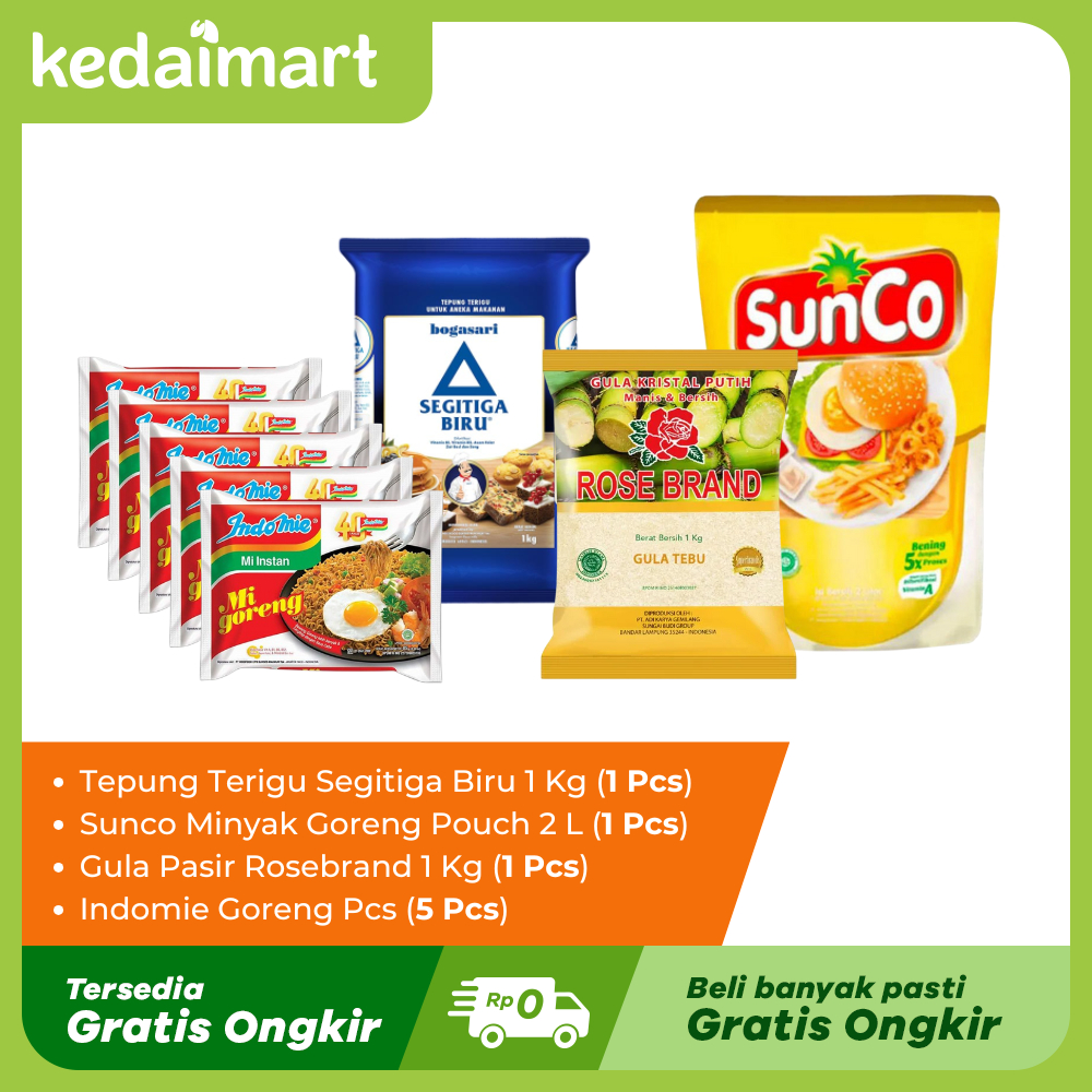 Jual Sembako Spesial I (Gula, Mie Instan, Minyak Goreng, Tepung Terigu ...