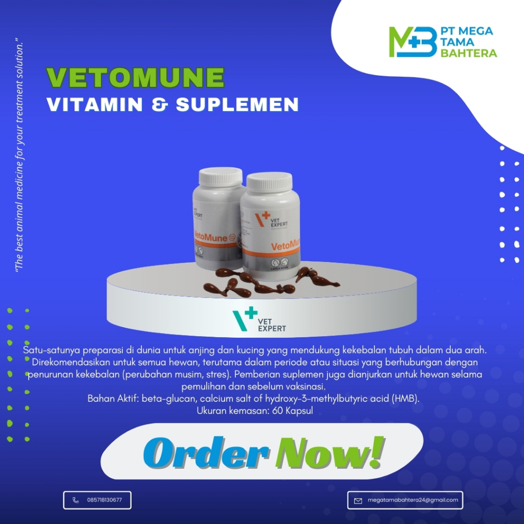 Jual VetoMune (60 Kapsul) - VET EXPERT | Shopee Indonesia