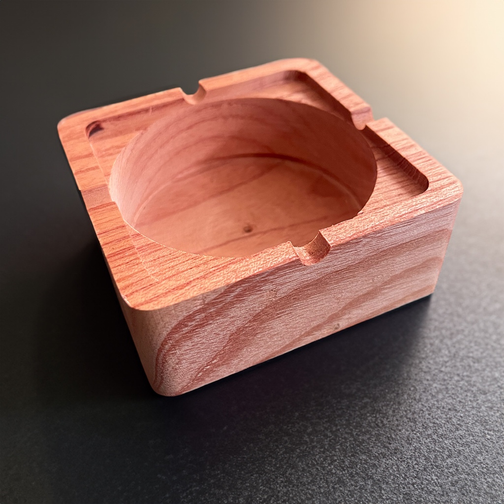 Jual Asbak Kayu Solid Unik Bisa Custom Nama Dan Logo | Shopee Indonesia