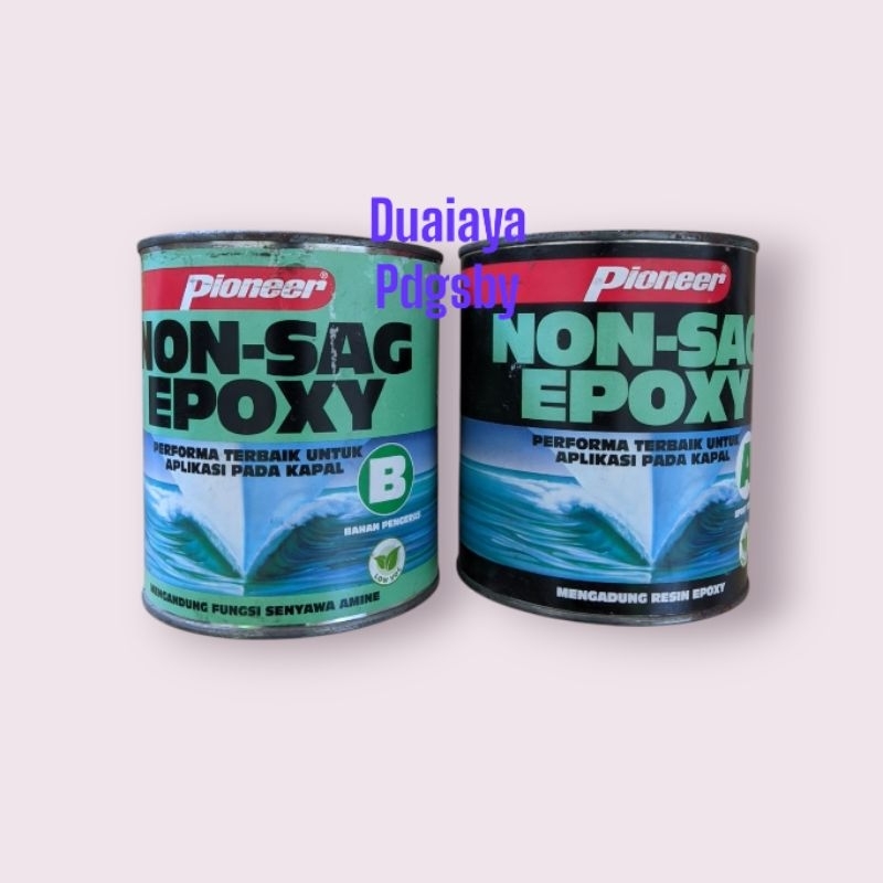 Jual lem epoxy non sag nonsag pioneer 1quard 3.2kg epoxy marine bond ...