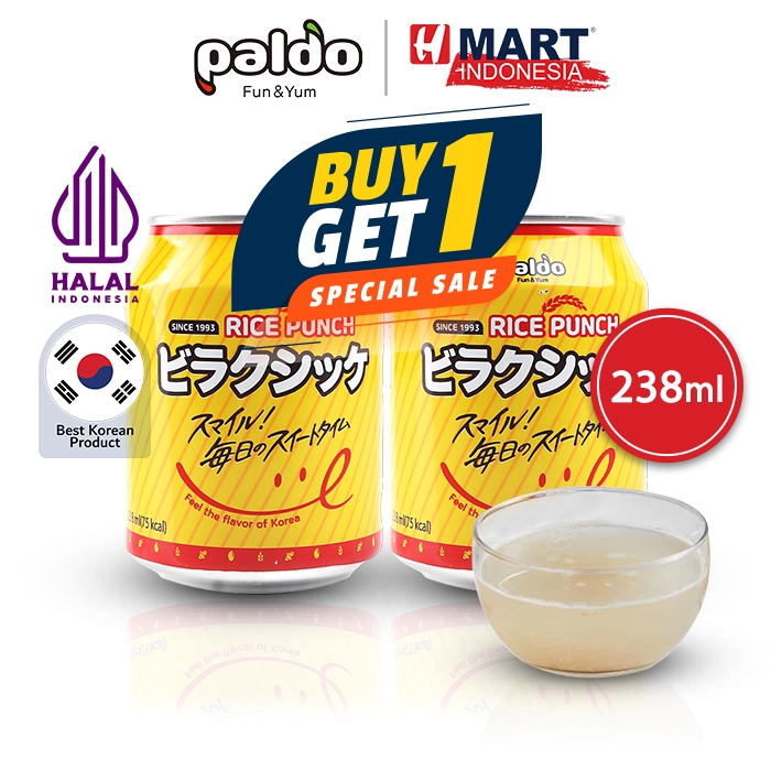 Jual Paldo Rice Punch Feel The Sweet - Shikye - Minuman Khas Korea 238ml | Shopee Indonesia