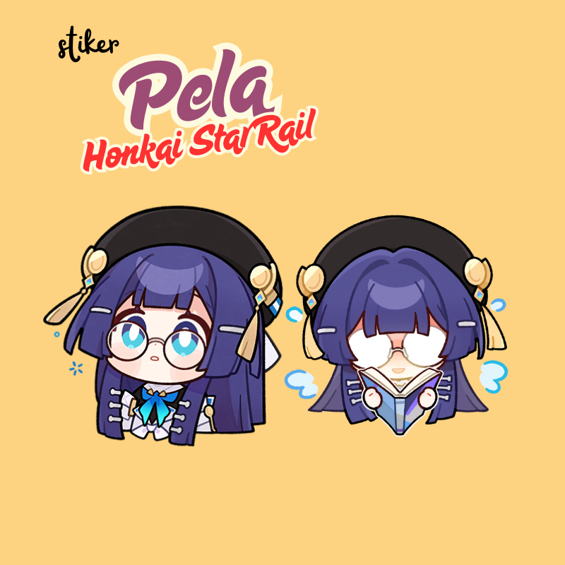 Jual STIKER PELA HSR | STICKER PELA HONKAI STAR RAIL VINYL GLOSSY ANTI ...
