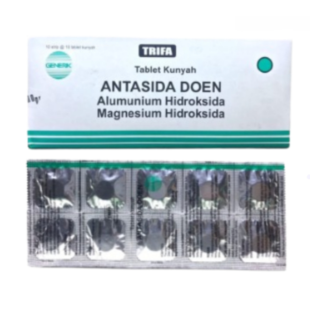 Jual Antasida Doen Trifa 1 Strip (10 Tablet) | Shopee Indonesia