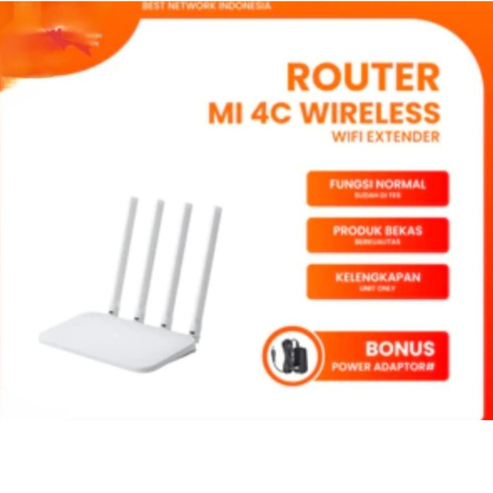 Jual mi router 4c, model R4,CM+ADAPTOR | Shopee Indonesia
