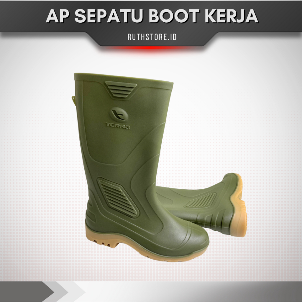 Jual AP TERRA ECO 3 AP BOOTS Sepatu Boot Tinggi Proyek/Sepatu Boot ...