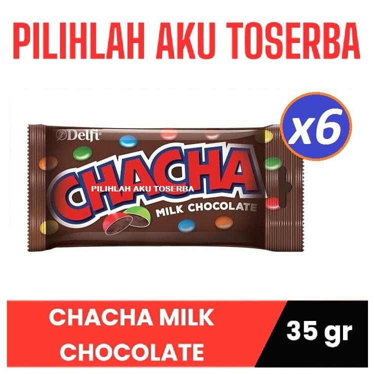 Jual CHACHA Milk Chocolate 35 g - (HARGA 6 PCS) | Shopee Indonesia