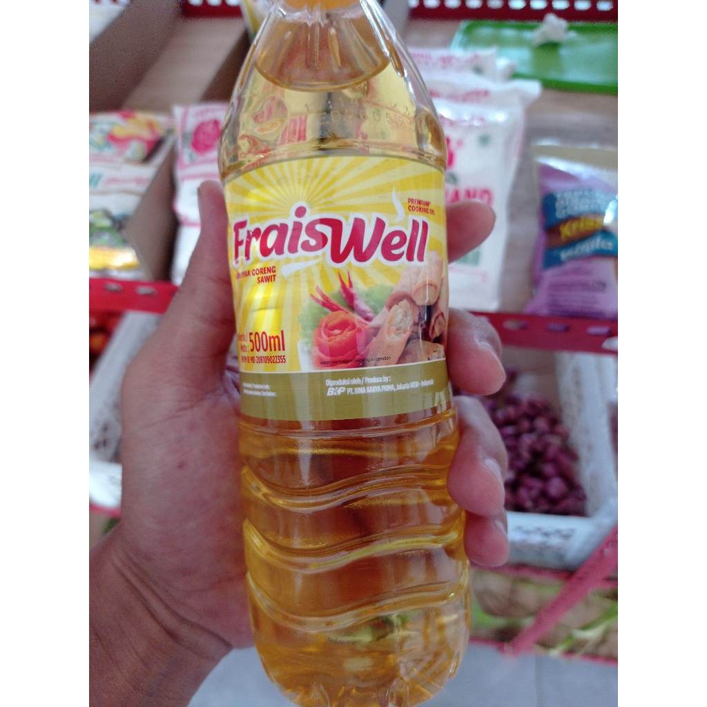 Jual Minyak Goreng Fraiswell 500ml Kemasan Botol | Shopee Indonesia