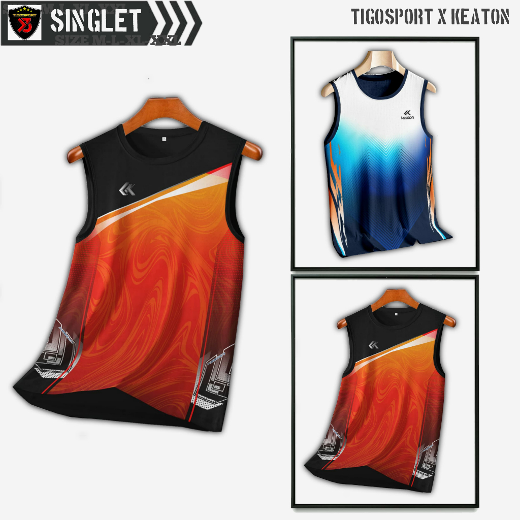 Jual [ SINGLET MONTTE LUNNAR ] BAJU SINGLET SPORTY KAOS LEKBONG PRIA ...