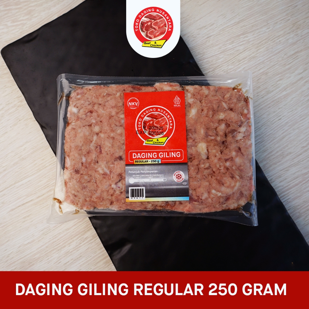 Jual DAGING GILING REGULER 250 Gr | Beef Minced 250 Gr | Shopee Indonesia