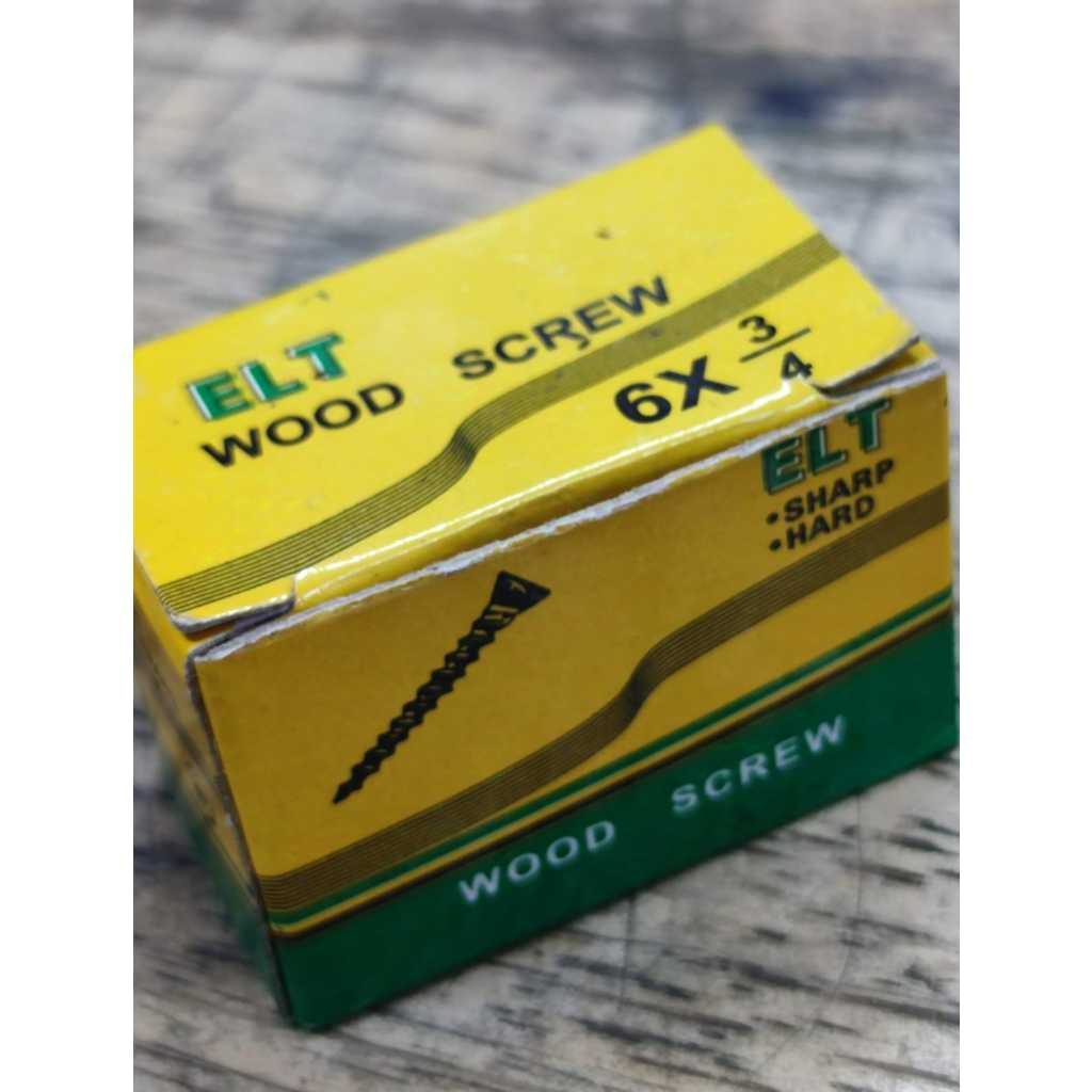 Jual Skrup Kayu 3/4"/screw FH Elt Putih 6 X 3/4 Inch sekrup kayu ...