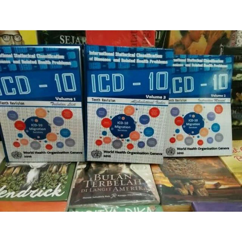 Jual TERBAIK PAKET 3 ICD 10 VOLUME 1.2.3 - ICD 10 TAHUN 2010 | Shopee ...