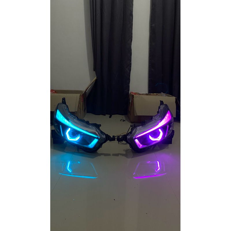 Jual Headlamp brio mobilio 2018-2025 custom Biled Aes full rgb | Shopee ...