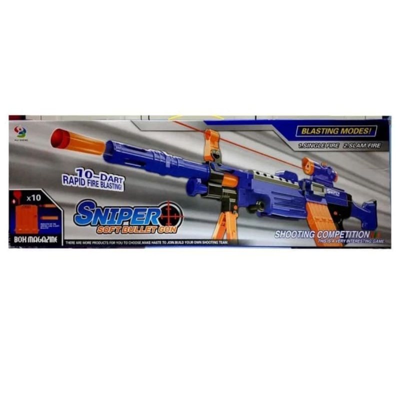 Jual Mainan Sniper Nerf Gun soft Bullet Gun | Shopee Indonesia
