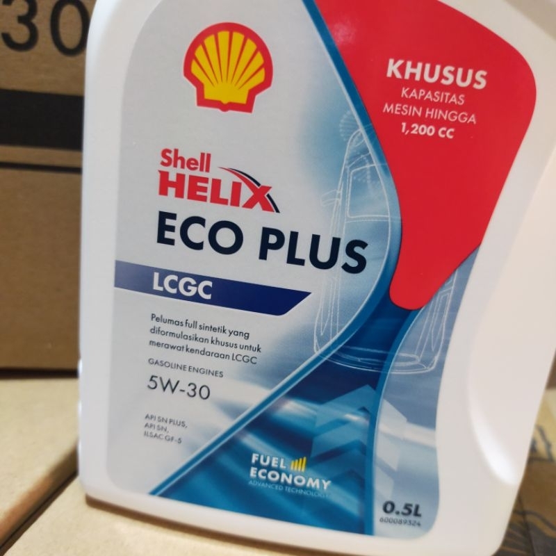 Jual Shell Helix Eco plus 5w-30 LCGC SNplus 0,5L Original | Shopee ...