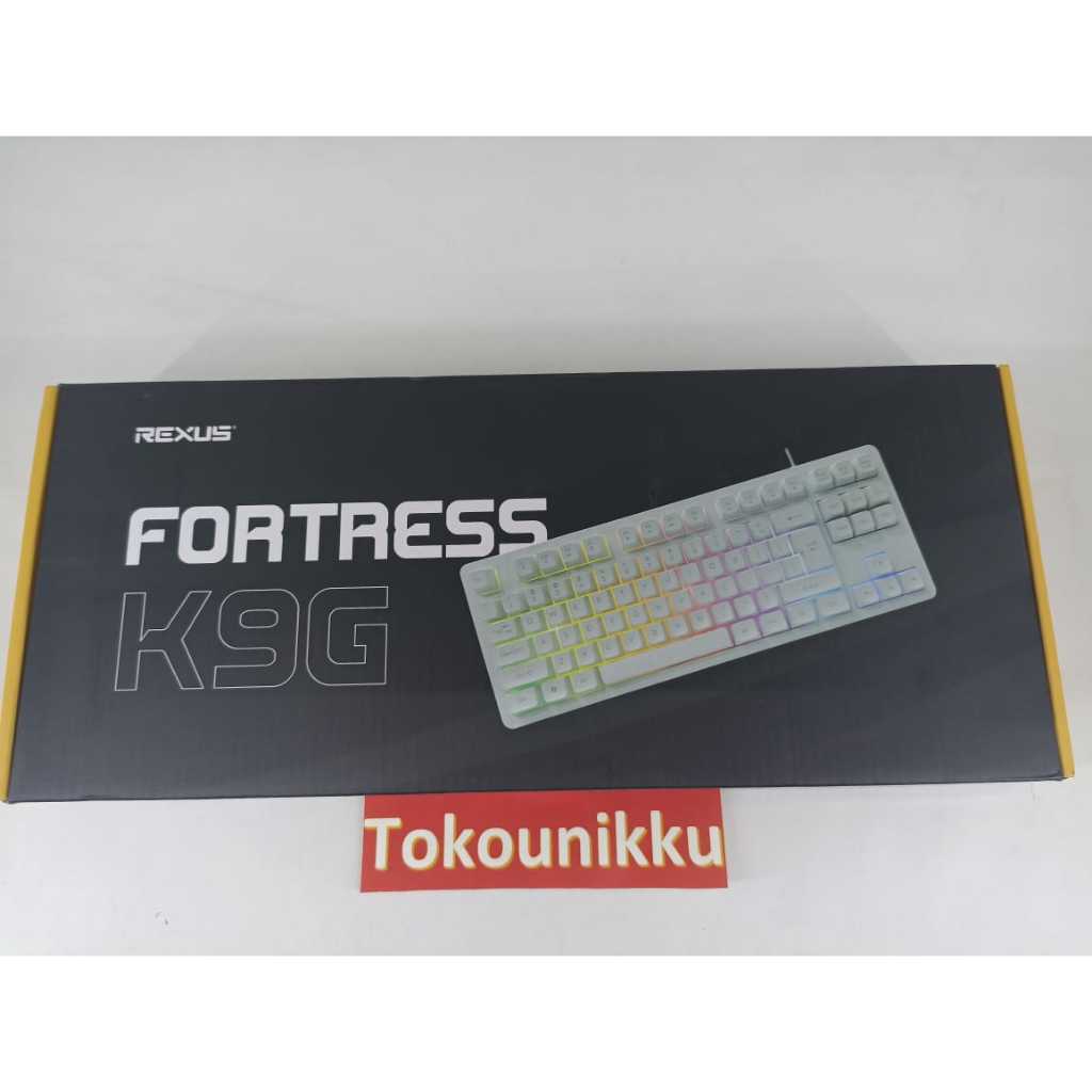 Jual Keyboard REXUS Gaming RGB LED K9G TKL Fortress | Shopee Indonesia