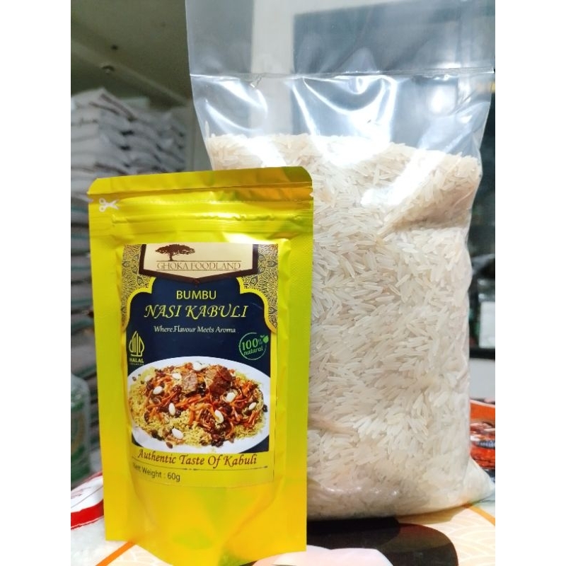 Jual Paket Nasi Kebuli ( Beras Basmati 1kg + bumbu instan kebuli ...