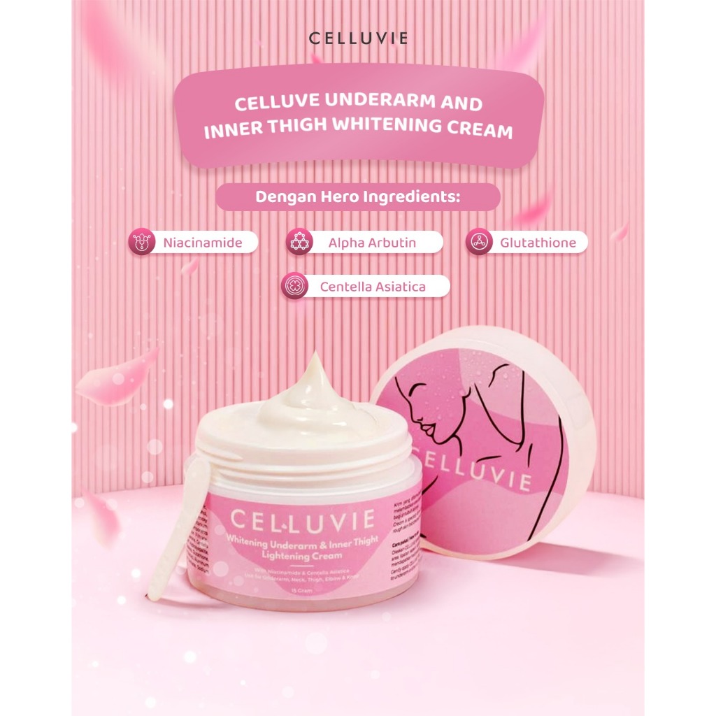 Jual Pemutih Ketiak & Selangkangan CELLUVIE Underarm Whitening Ketiak ...