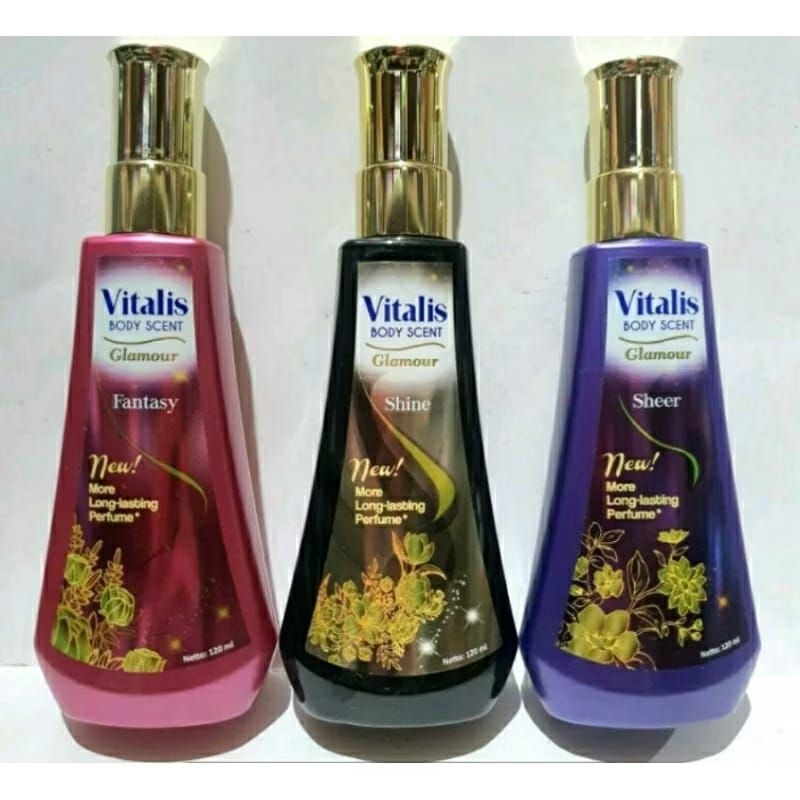 Jual VITALIS parfum vitalis body scent glamour 120ml | Shopee Indonesia