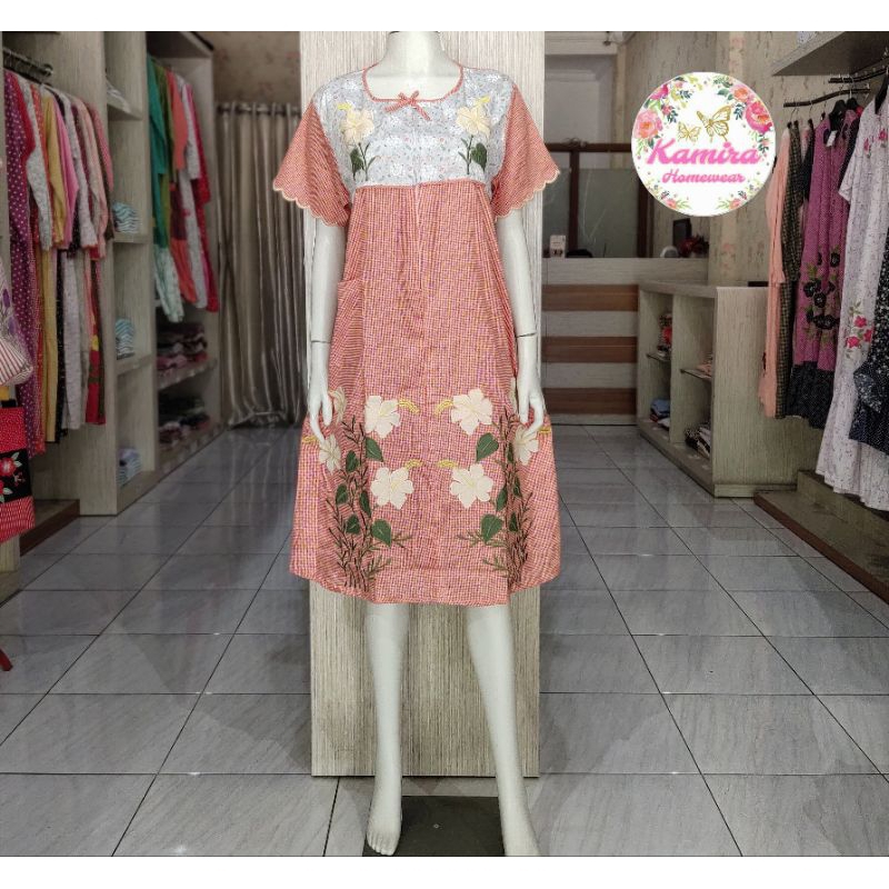 Jual Daster Bordir Malang Katun Jepang - Busui Friendly(salem pendek ...