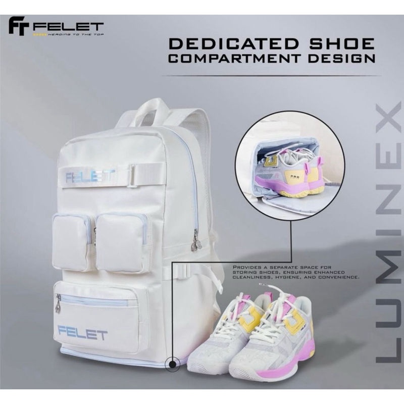 Jual Tas Badminton Ransel FELET LUMINEX BACKPACK Original | Shopee ...