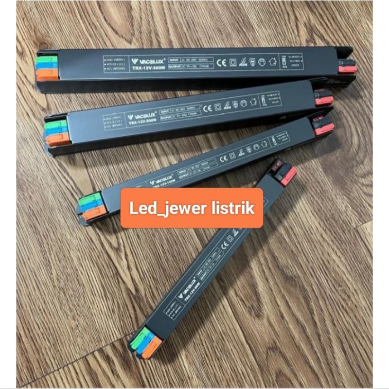 Jual VACOLUX TRAVO ULTRA SLIM LED Strip Adaptor Body trafo Super Power ...