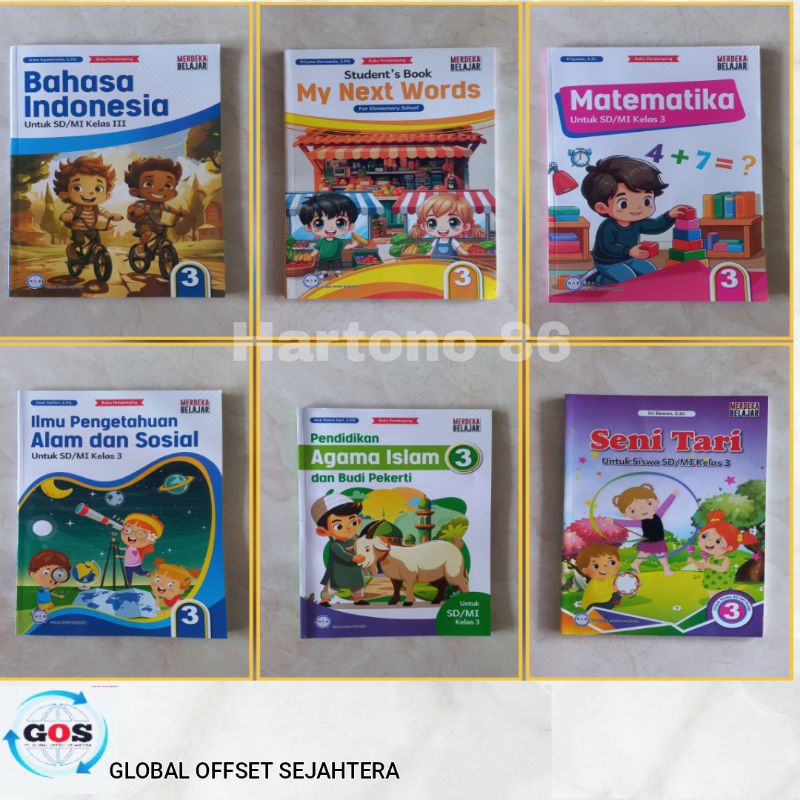 Jual Buku pendamping kurikulum merdeka global offset sejahtera GOS untuk SD/MI kelas 3 Bahasa ...