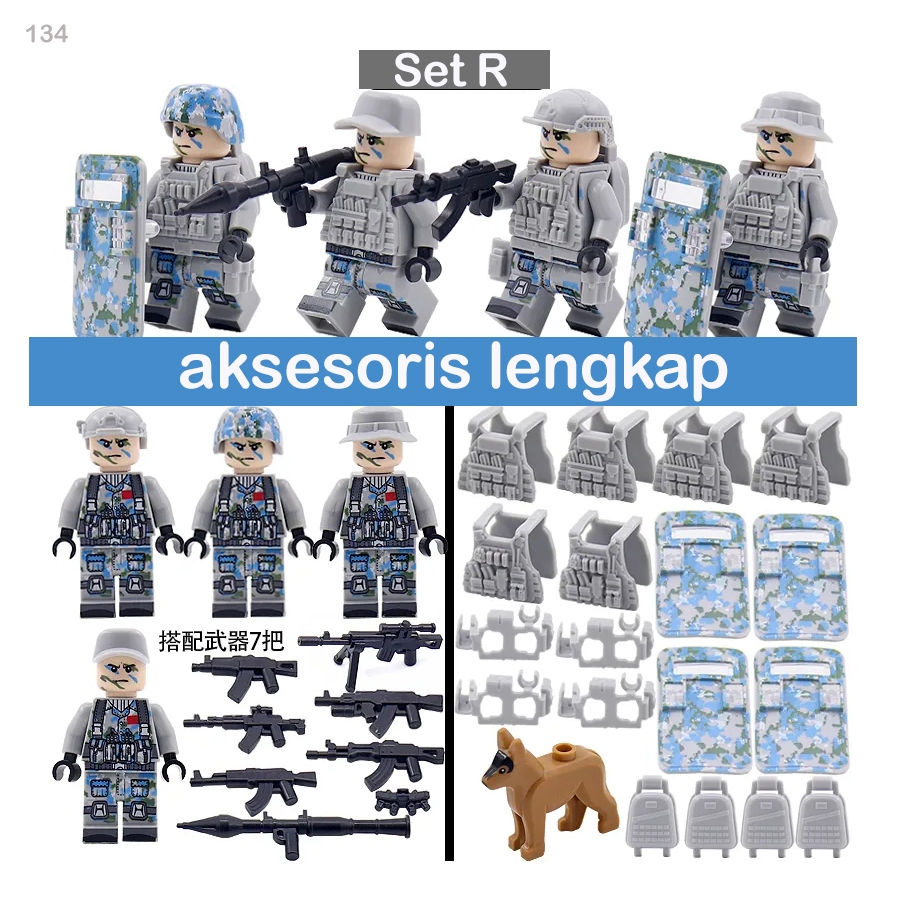 Jual Mainan tentara plastik mainan SWAT ghost mainan militer mainan ...