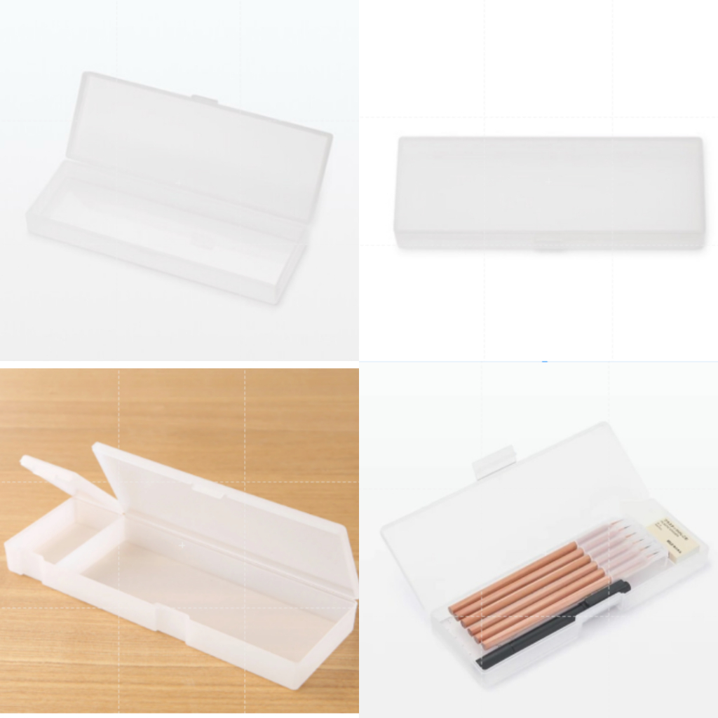 Jual [READY STOCK] MUJI Polypropylene Pen Case Horizontal | Shopee ...