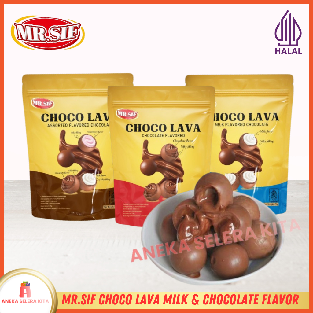 Jual MR.SIF Choco Lava Coklat Bulat Dengan Lava Rasa Cokelat Susu ...