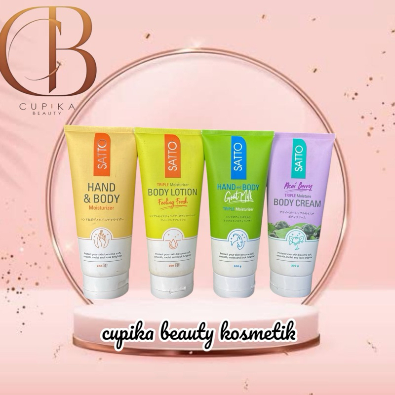 Jual ok,zz - SATTO HANDBODY LOTION 200 ML - MOISTURIZING LOTION ...