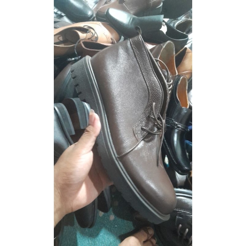 Jual Sepatu Buccheri Boot Men polos | Shopee Indonesia
