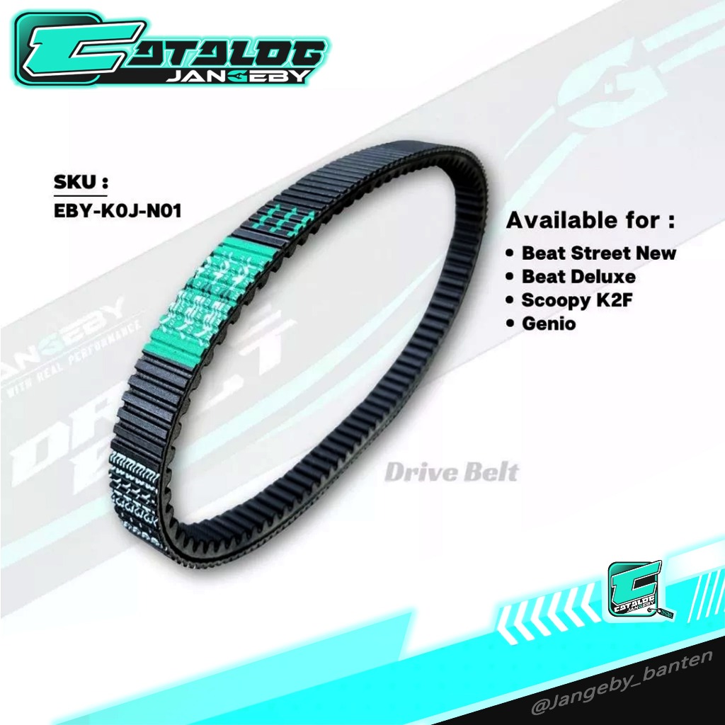 Jual V Belt Drive Belt Jangeby Beat Deluxe Genio Scoopy K2F Beat Street ...