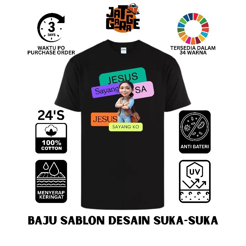 Jual KAOS PS IRNI ROMBOISANO | Kaos Saat Teduh Anak Papua Jesus sayang ...